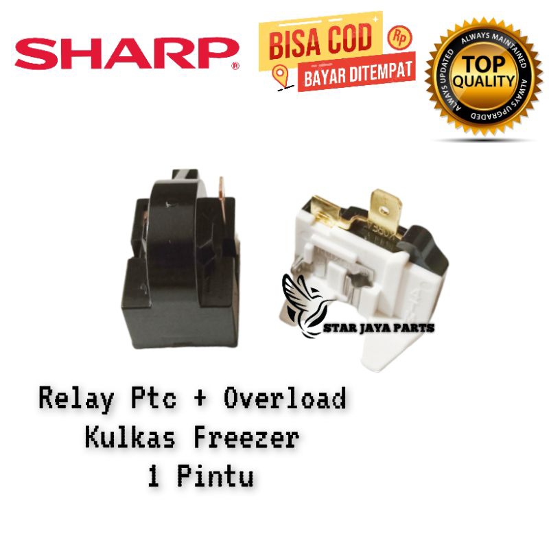 Jual Relay Overload Kulkas Freezer Box Sharp 1 Pintu | Shopee Indonesia