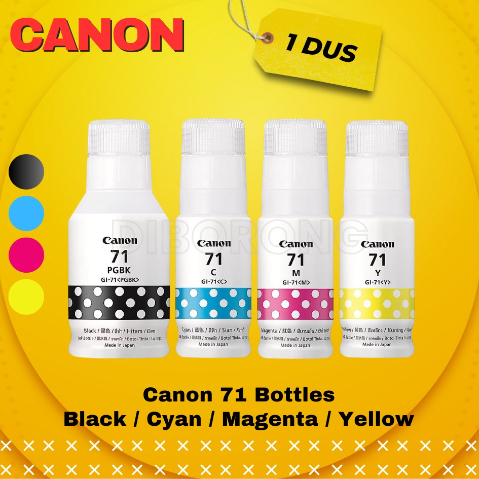 Jual Tinta Canon GI 71 BCMK 100% Original G1020 G2020 G2020 | Shopee ...