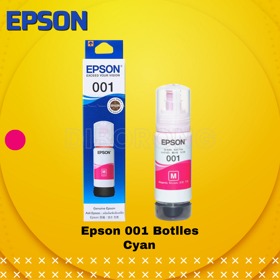 Jual Tinta Refill Epson 001 Magenta Original 100% | Shopee Indonesia