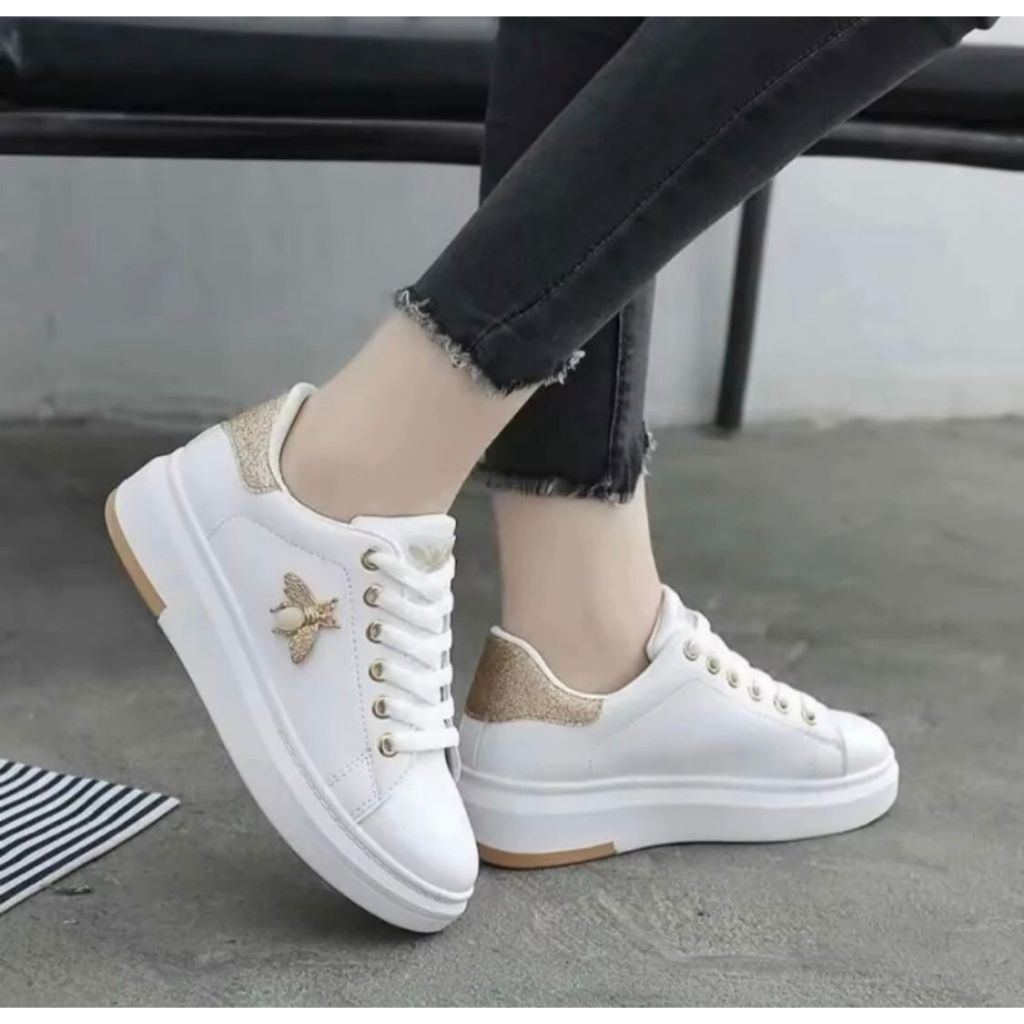 Jual sepatu wanita korea DZ-09 / terkini kekinian sepatu olahraga ...