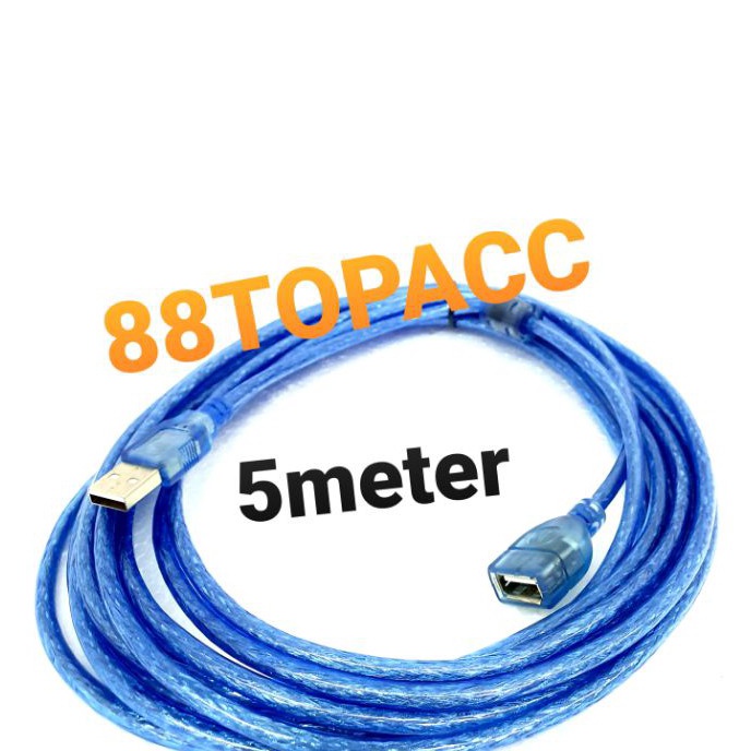 Jual Harga Heboh Kabel Sambungan USB 5m / Cable USB Extention 5 Meter ...