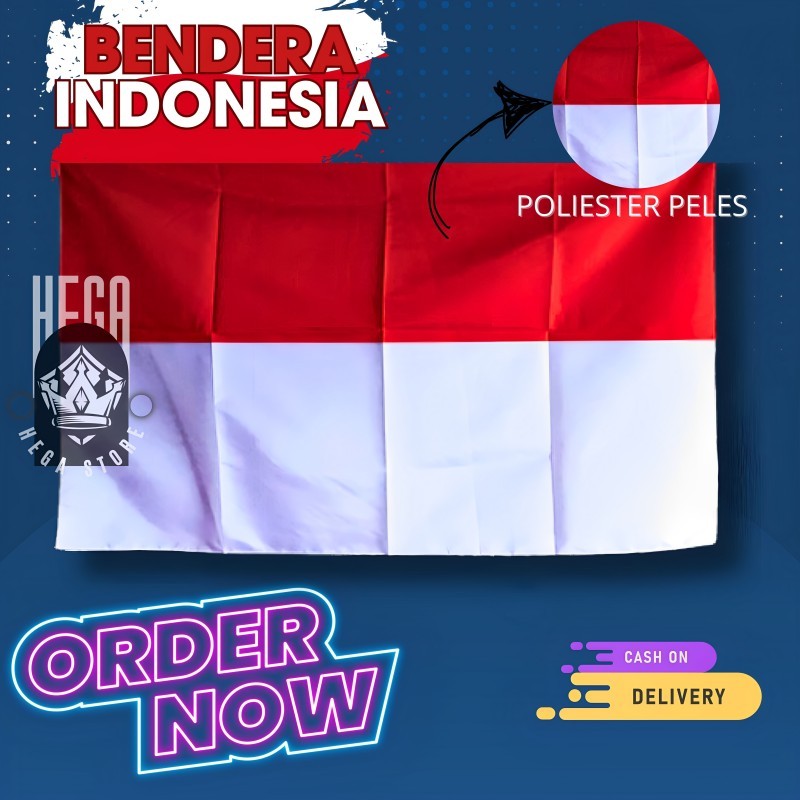 Jual Bendera Indonesia ukuran jumbo (3m) | Shopee Indonesia