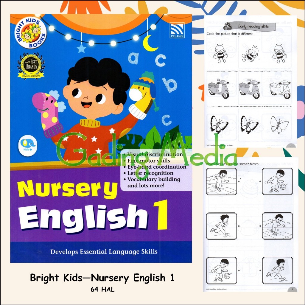 Jual Latihan Soal KB/TK - BRIGHT KIDS BOOKS NURSERY - ENGLISH-MATHS ...