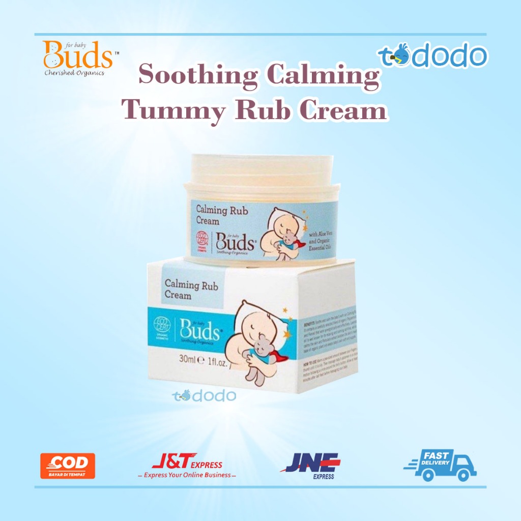Jual Buds Soothing Calming Tummy Rub Cream Krim Penghangat Tubuh dan ...