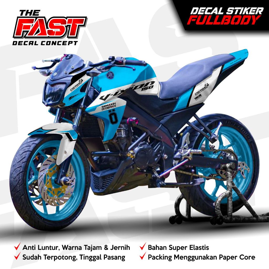 Jual Decal keren Vixion NVL Ohlins Sticker Decal Striping Fullbody ...