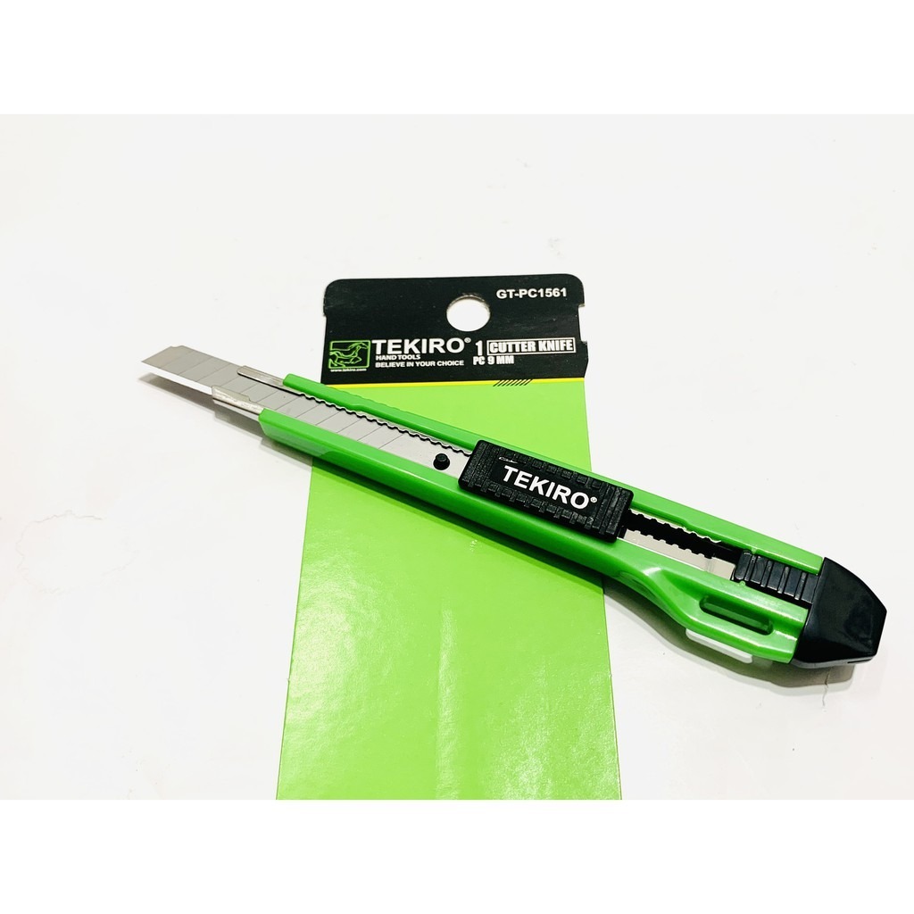 Jual PISAU CUTTER/CUTTER KNIFE TEKIRO CUTTER BESAR DAN KECIL 9MM DAN ...