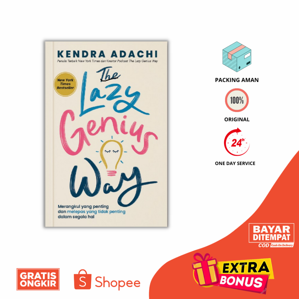 Jual BUKU THE LAZY GENIUS WAY - SENI MENATA HIDUP APA ADANYA ALA LAZY ...