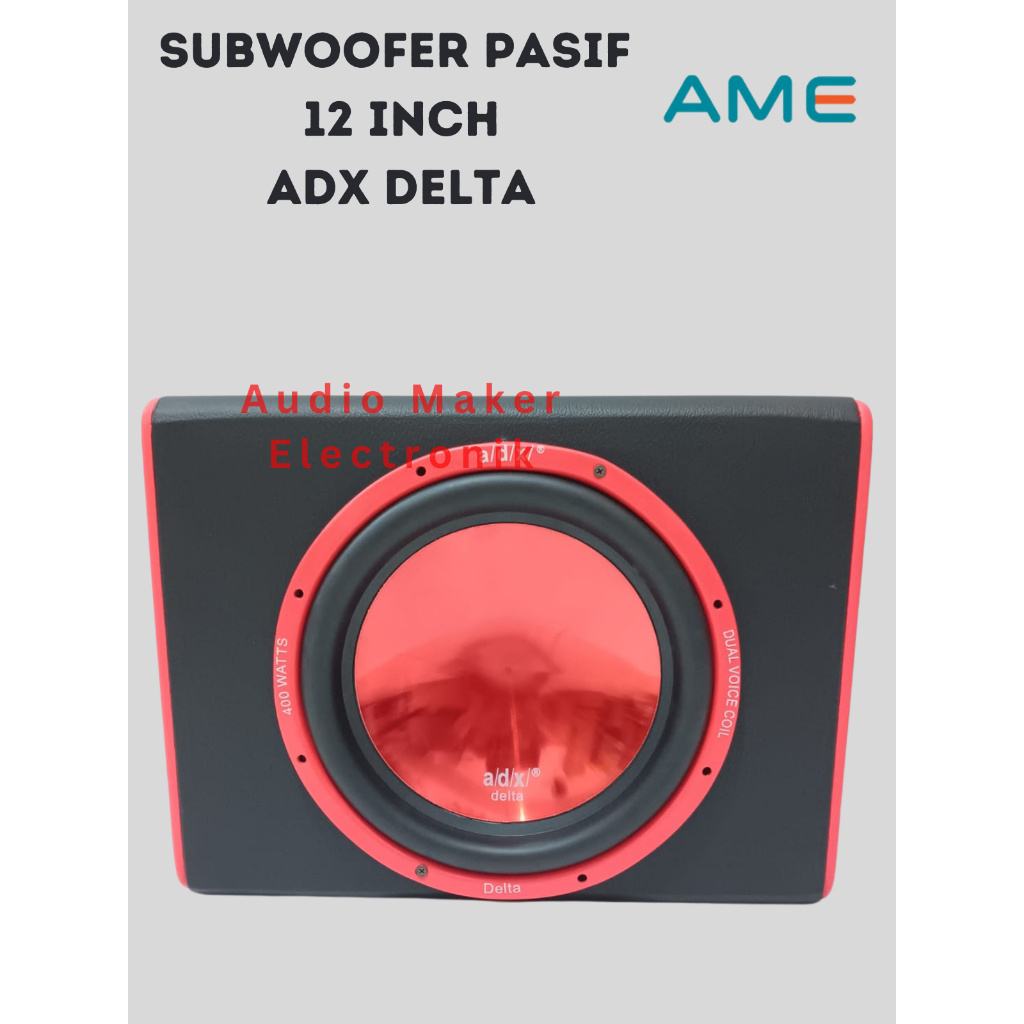 Jual Subwoofer Pasif ADX DELTA 12 Inch Double coil + Box mdf tebal 1,8MM | Shopee Indonesia