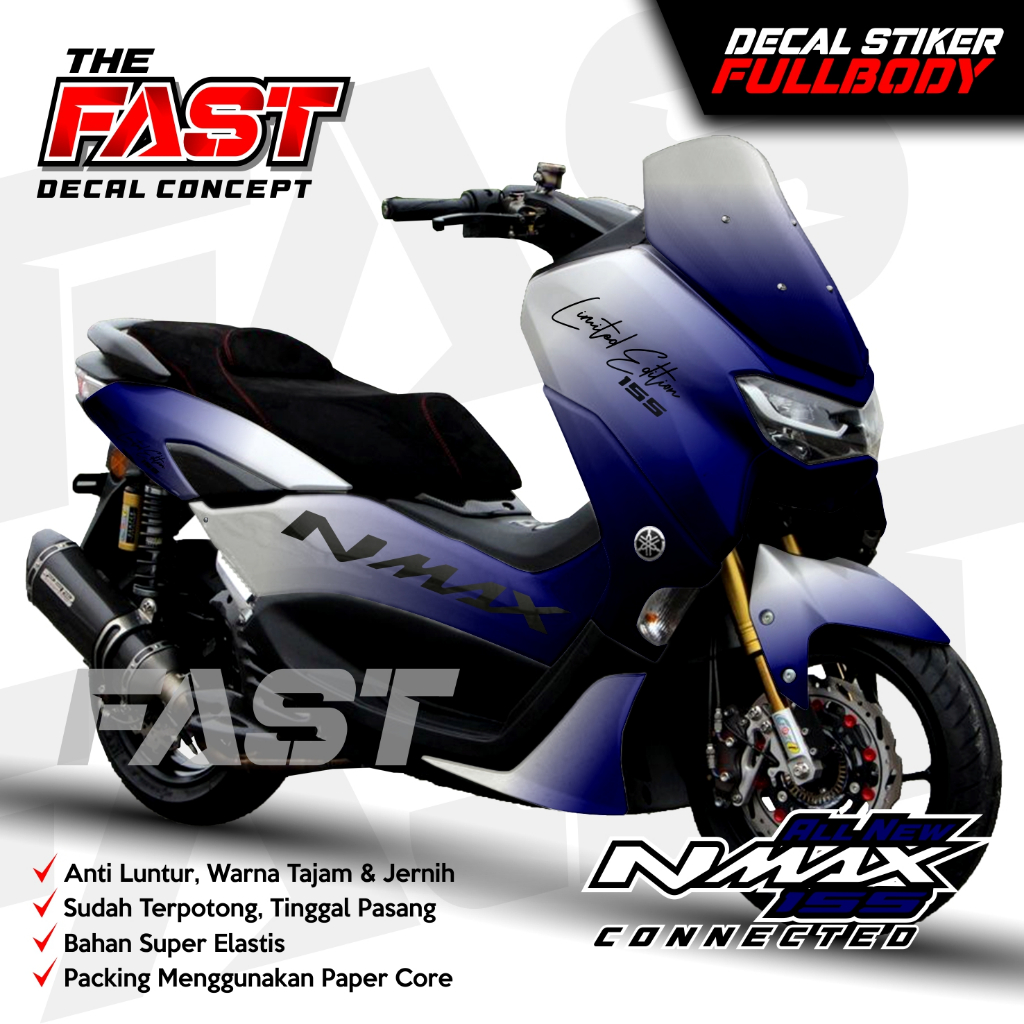 Jual BISA COD Decal Sticker Yamaha Nmax 155 New Fullbody Bunglon Decal ...
