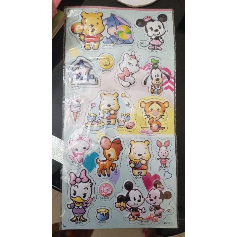 Jual Sticker Disney 3D Timbul Embossing | Shopee Indonesia