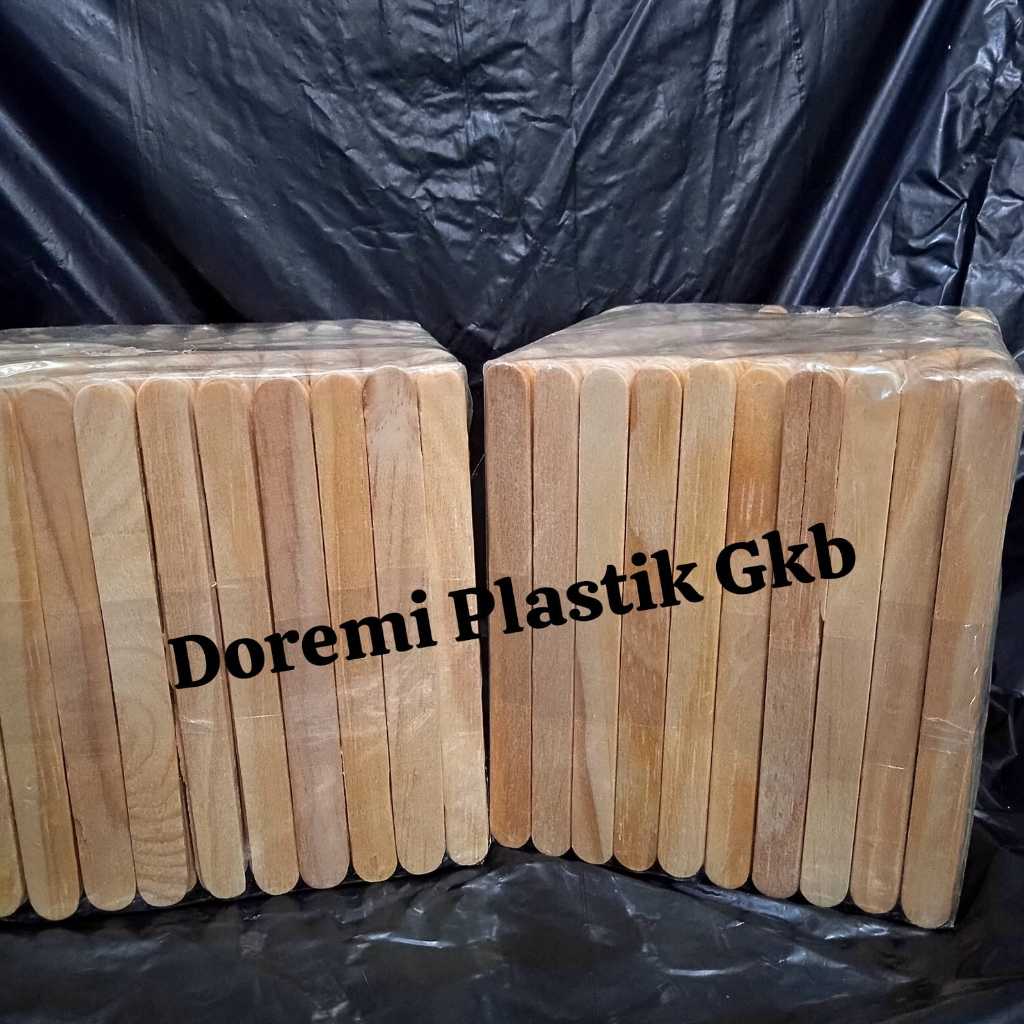 Jual [500pcs] Stik Es Krim halus Bagus berat / Stik kayu Makanan berat ...
