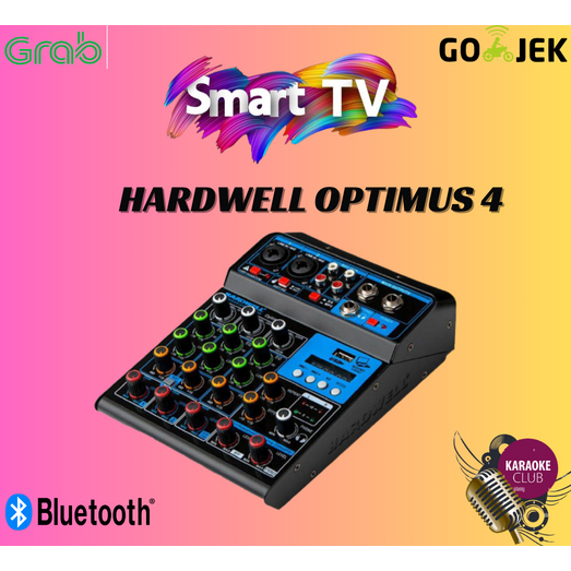 Jual MINI MIXER HARDWELL OPTIMUS 4 / OPTIMUS4 / OPTIMUS-4 4 CHANNEL GARANSI RESMI HARDWELL ...