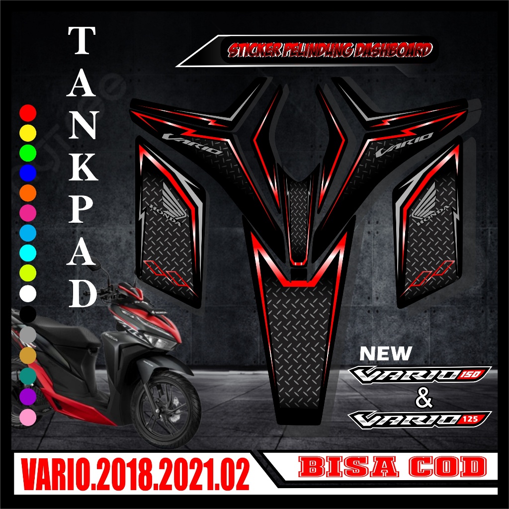Jual DECAL HONDA VARIO NEW 125 DAN 150CC 2018 2021 Pelindung Dashboard ...
