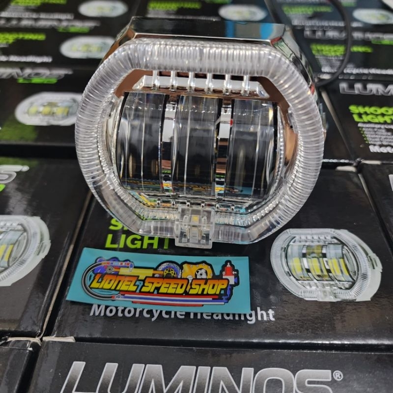 Jual Lampu Daymaker Projie Billed Luminos Led 3 lensa motor mobil biled ...