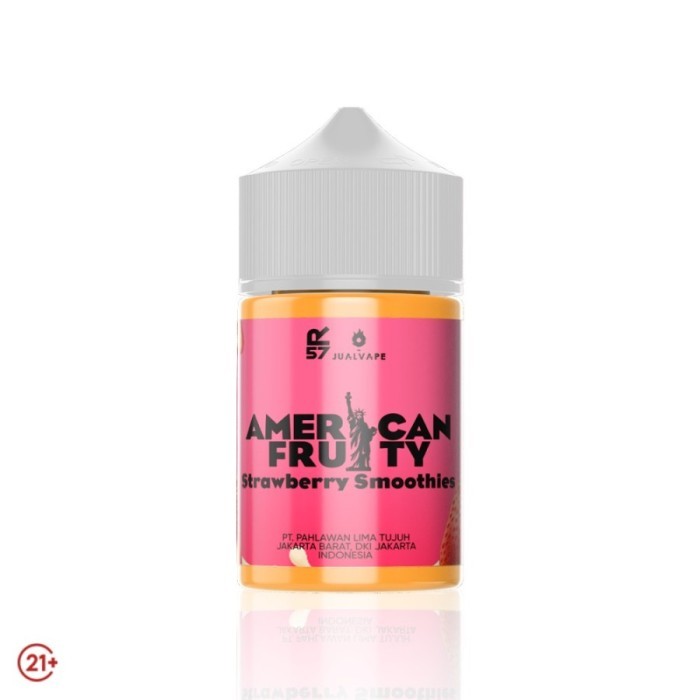 Jual LIQUID AMERICAN FRUITY 60ML STRAWBERRY SMOOTHIES | Shopee Indonesia