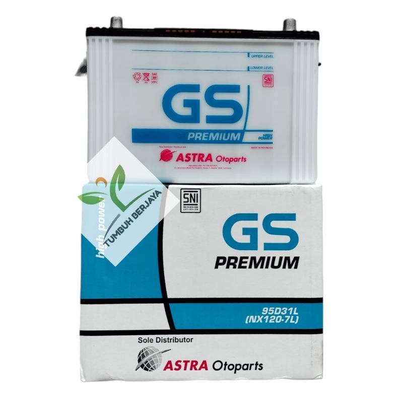 Jual Aki mobil GS PREMIUM 95D31L NX120-7L ORI ASTRA Forklift Pajero Triton | Shopee Indonesia