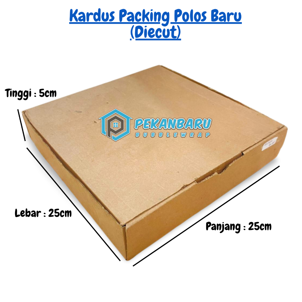 Jual Kardus Diecut / Box 25x25x5 cm Tebal | Kotak Packing Kemasan Baju ...