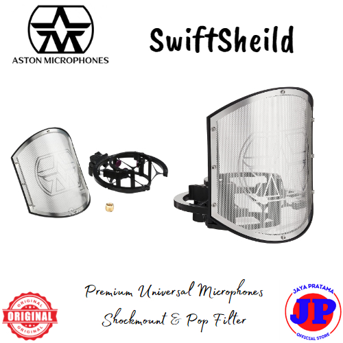 Jual Aston SwiftShield Premium Universal Microphone Shockmount PopFilter | Shopee Indonesia