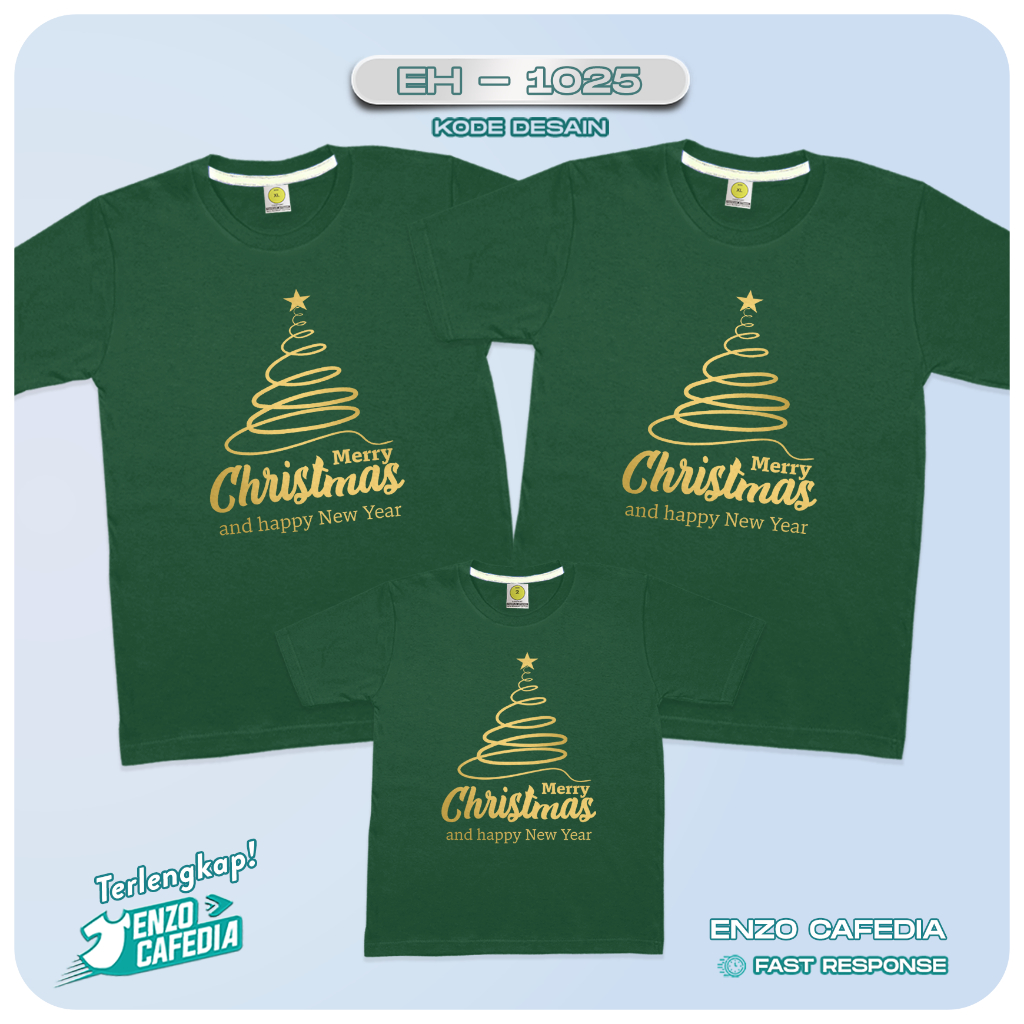 Jual ENZO Baju Natal Keluarga | Kaos Kembaran Anak & Dewasa | Desain ...