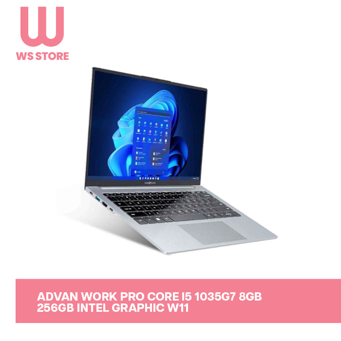 Jual Advan Work Pro Core I5 1035G7 8GB 256GB Intel Graphic W11 | Shopee ...