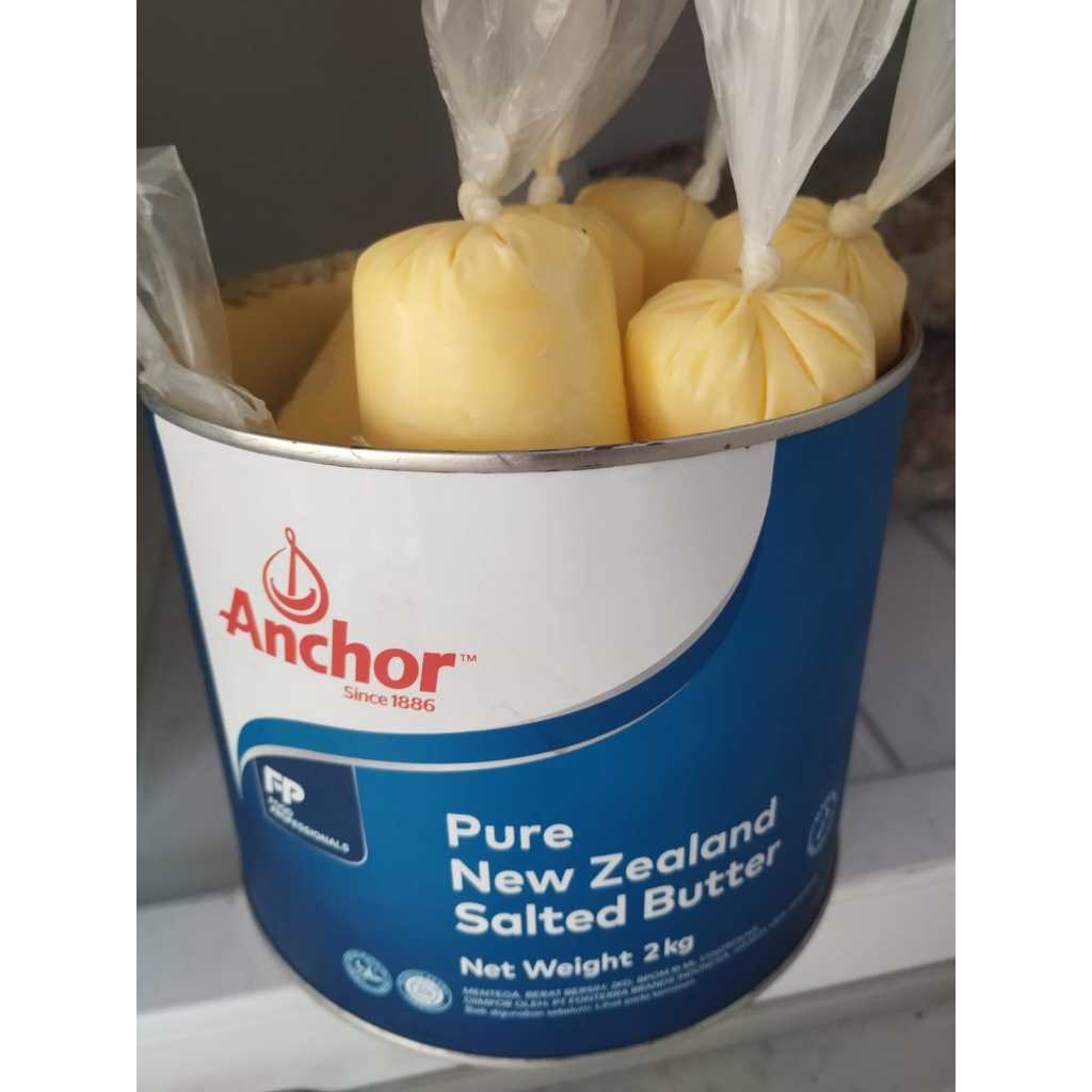 Jual Anchor Salted Butter Pure New Zealand Repack 100g | Shopee Indonesia