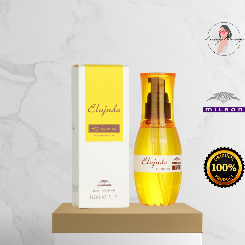 Jual Milbon Elujuda FO (Fluent Oil) Hair Treatment 120ml | Shopee Indonesia