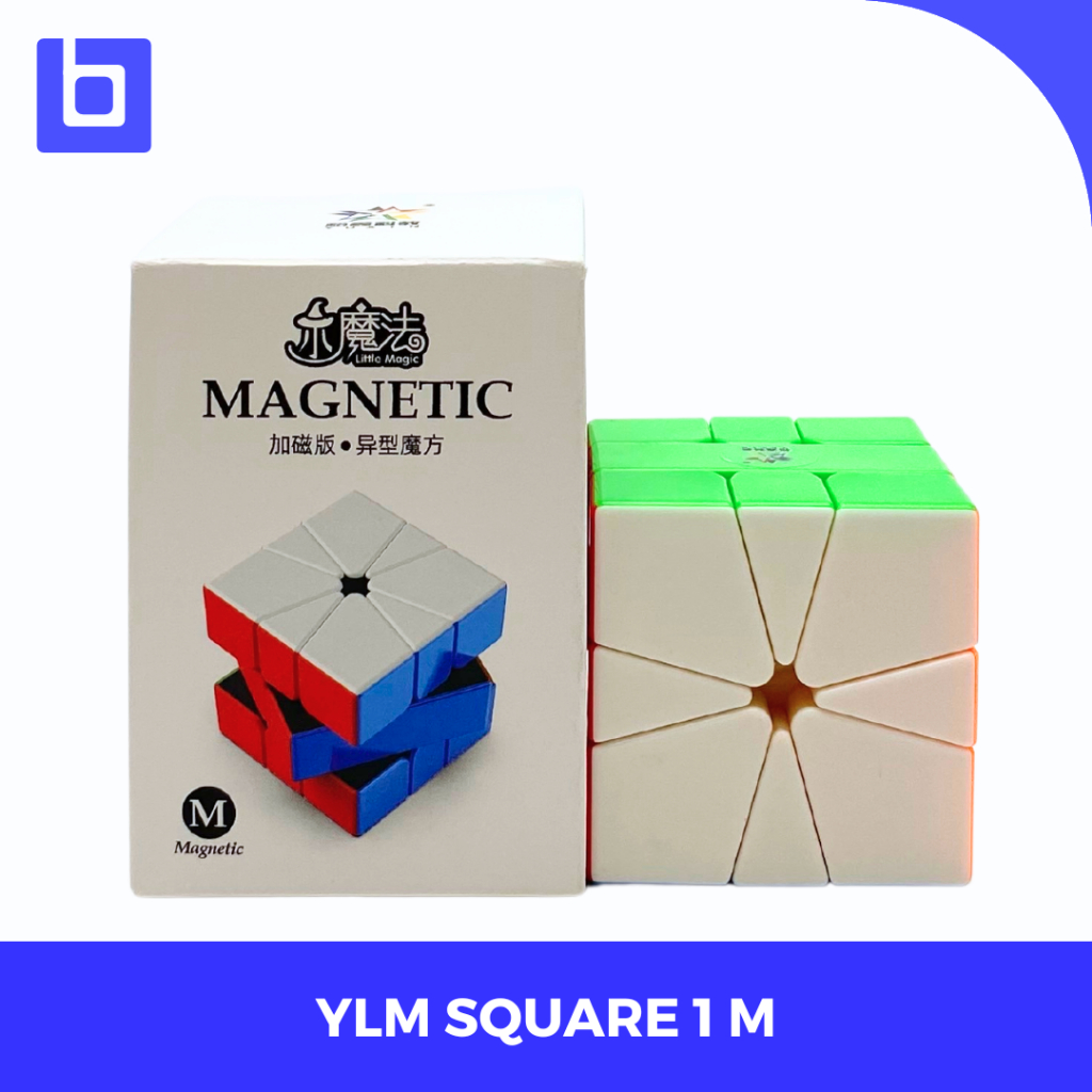 Jual Cube Square 1 Yuxin Little Magic Square 1 Sq1 M Magnetic - Yellow ...