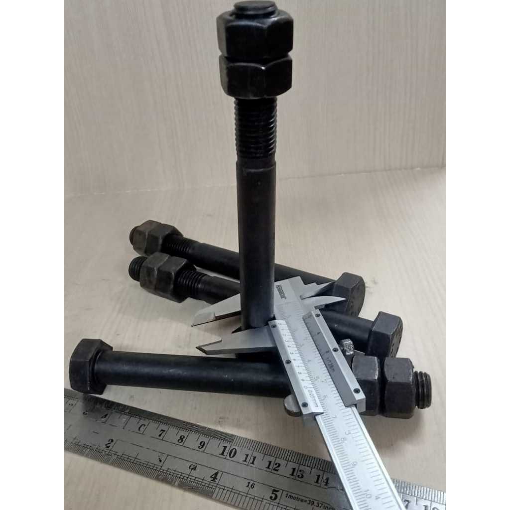Jual BOLT SLIP PEN BUCKET 16X150 DOUBLE NUT BAUT BUCKET EXCAVATOR ...