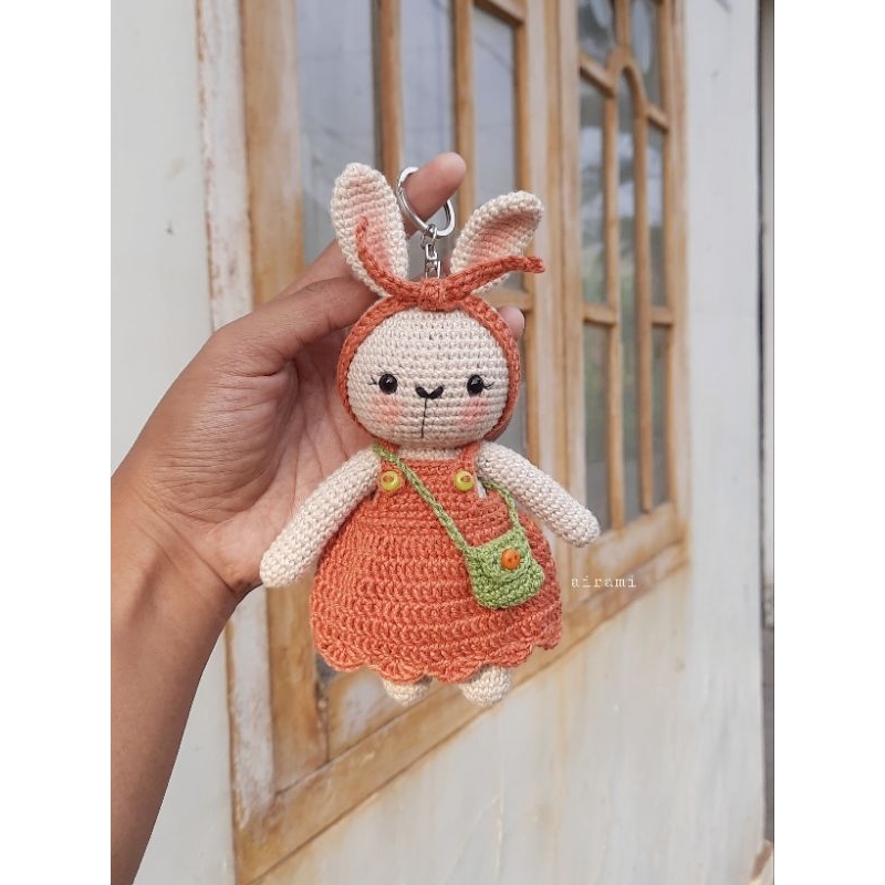 Jual Cat - Bunny Amigurumi with dress (boneka rajut kucing - kelinci ...
