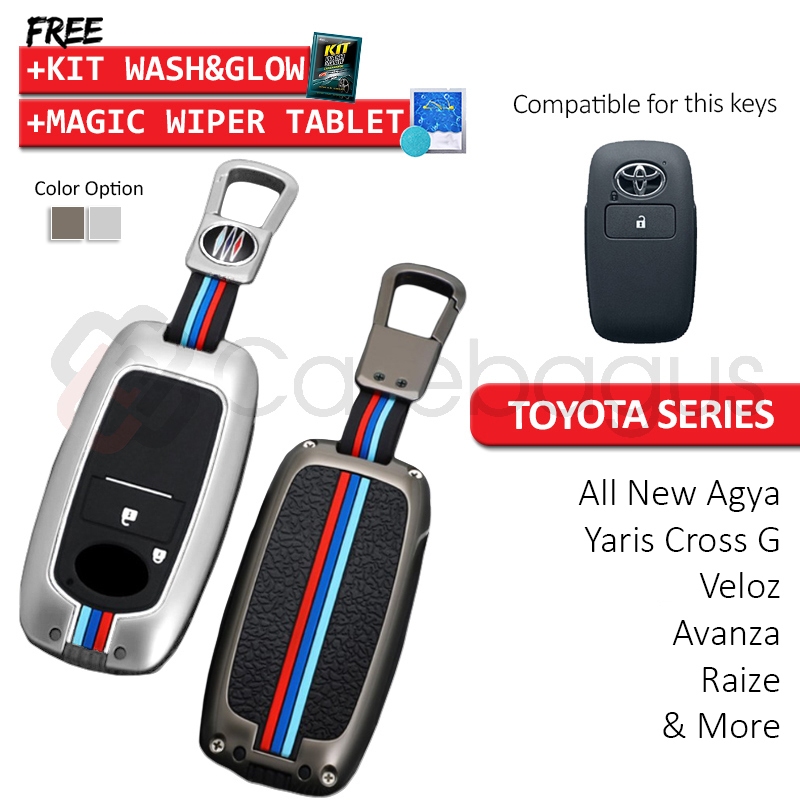 Jual Toyota All New Veloz 2022 2023 - 2in1 Metal Case Kunci Mobil Key ...