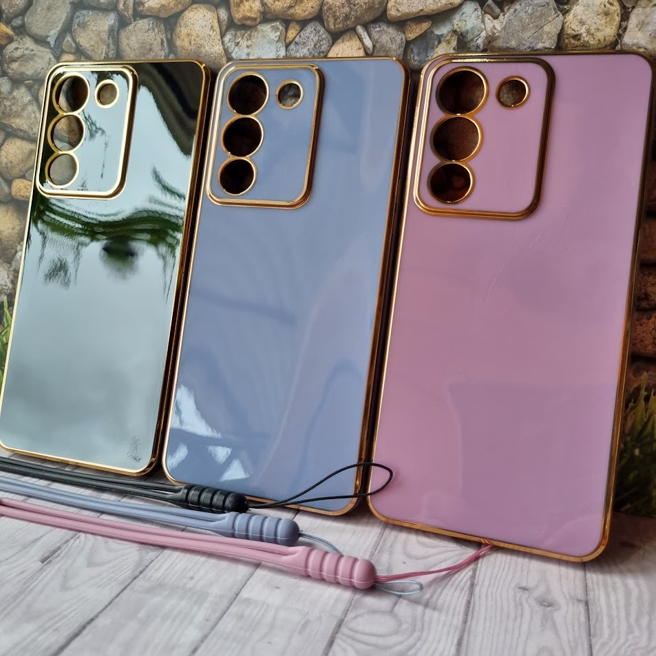 Jual Soft Case Plating Vivo V29e V30 5G V30 PRO Casing Mewah Elektro ...