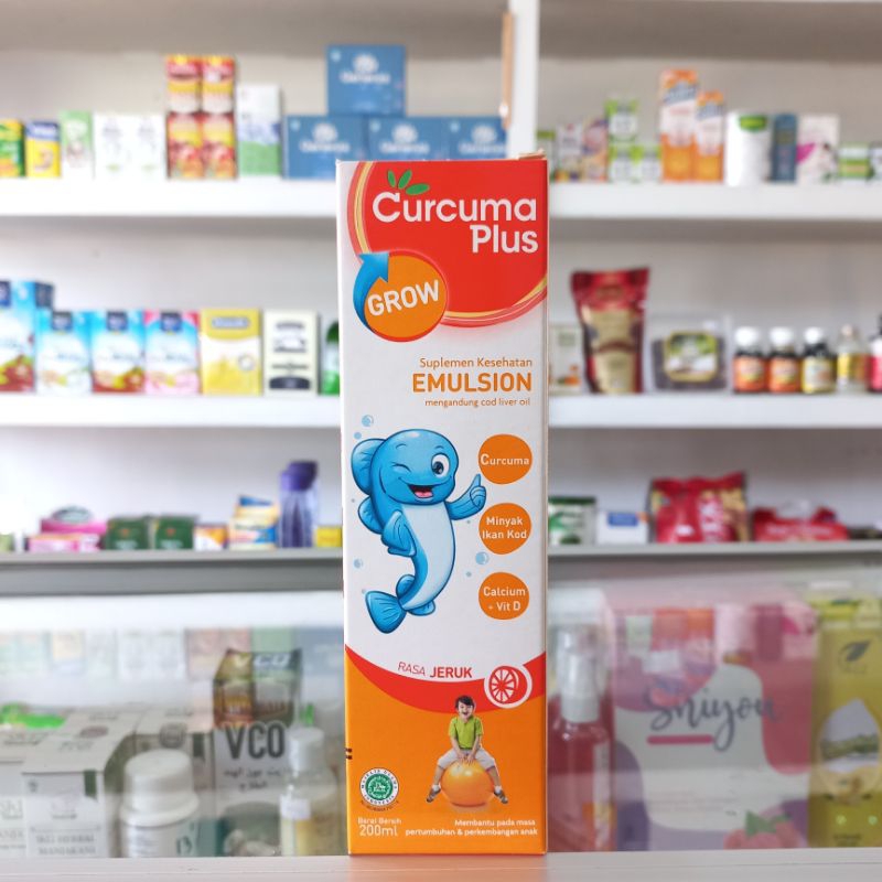 Jual Curcuma Plus Grow Emulsion 200ml | Shopee Indonesia