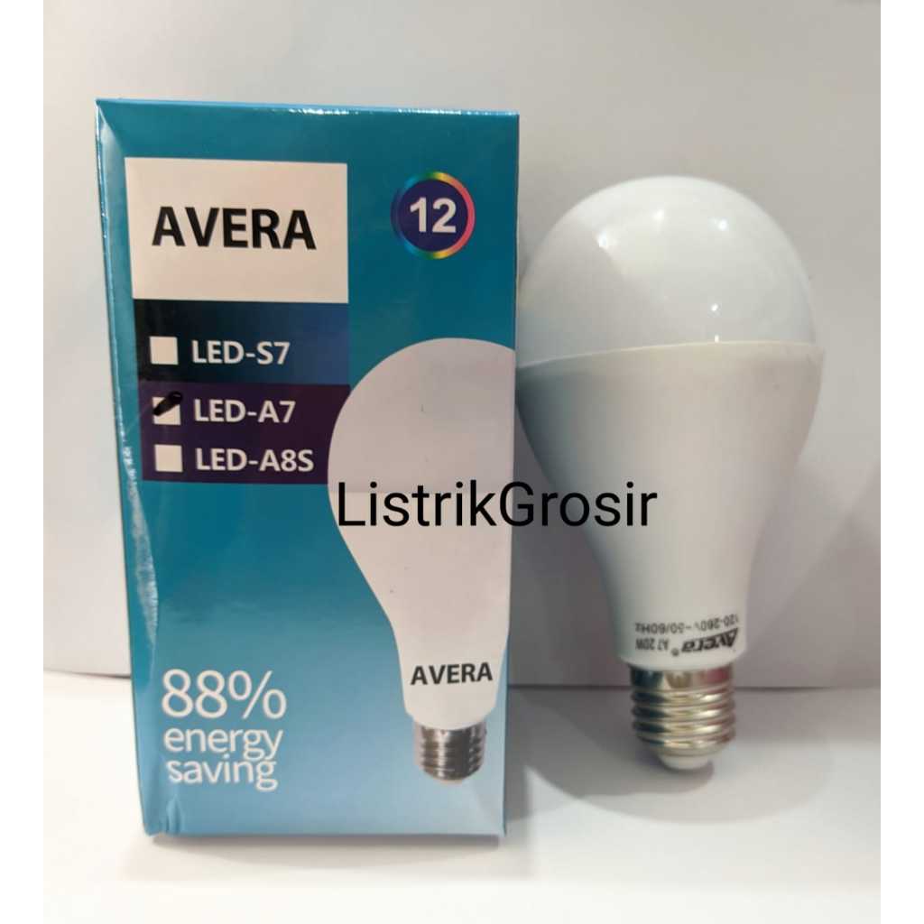 Jual Lampu Bohlam Led A7 Jastec Volto Avera 20w Putih SNI Lampu Premium | Shopee Indonesia