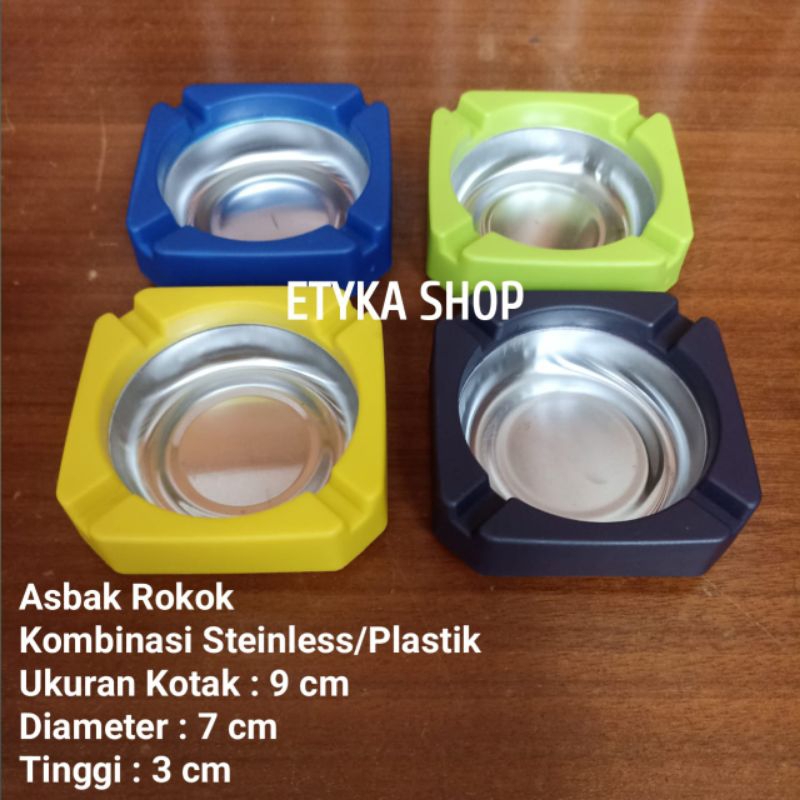 Jual Asbak rokok/tempat abu rokok/wadah puntung rokok | Shopee Indonesia