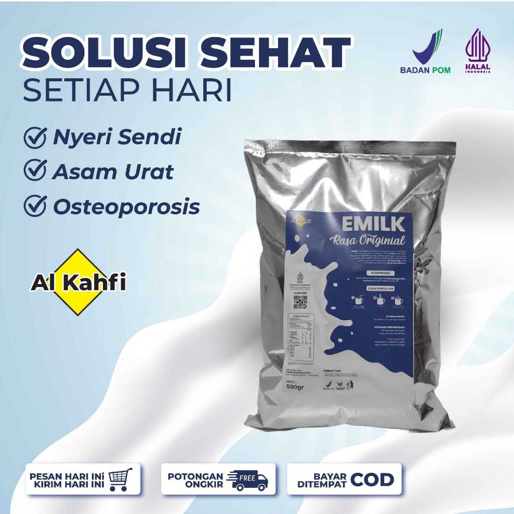 Jual Susu Kambing Etawa Bubuk Rasa Original 500 Gram Emilk Kesehatan ...