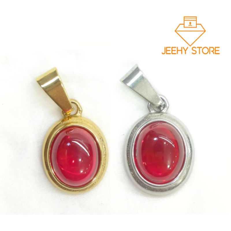 Jual Liontin Batu Akik Merah Siam | Shopee Indonesia