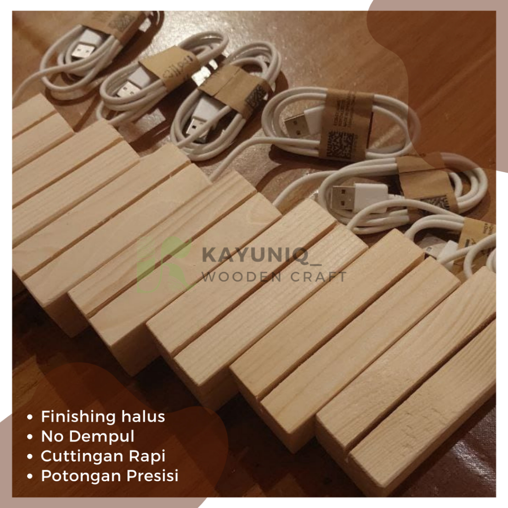 Jual Stand Kayu LED USB / Dudukan Akrilik / Stand Akrilik LED USB ...