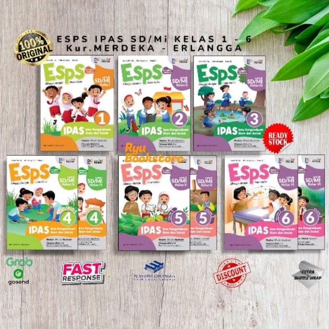 Jual ESPS IPAS Kelas 1,2,3,4,5,6 SD/Mi Kurikulum Merdeka - Erlangga | Shopee Indonesia