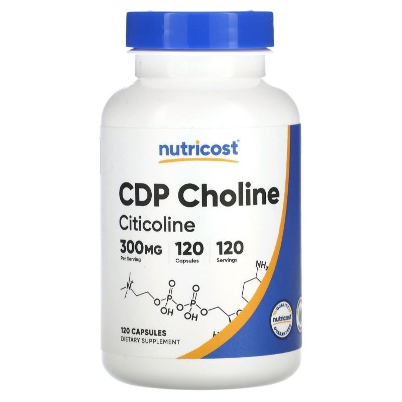 Jual Nutricost cdp choline citicoline 300 mg isi 120 | Shopee Indonesia