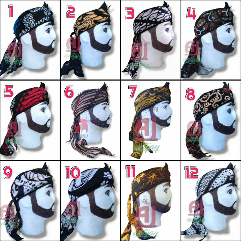 Jual GROSIR blangkon udeng ikat kepala sunda udeng jawa udeng jaranan ...