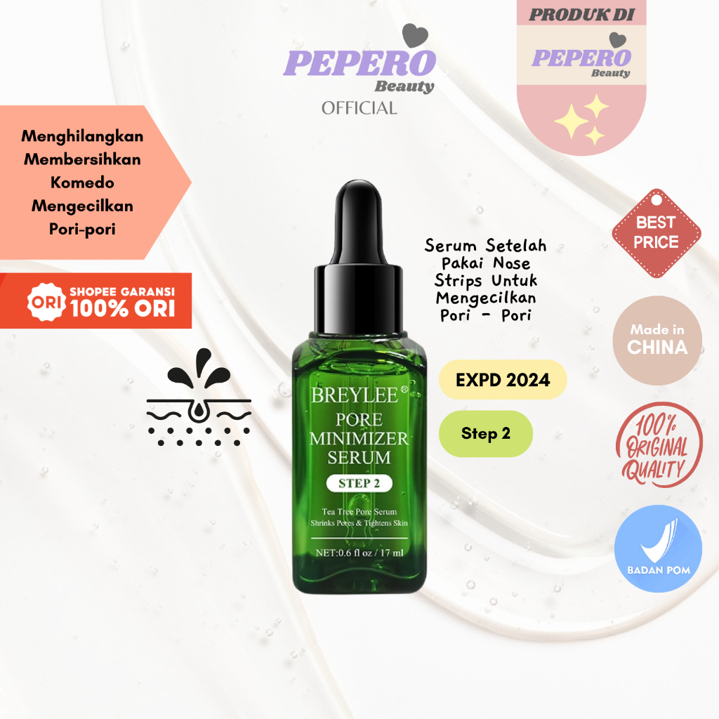 Jual BREYLEE Pore Minimizer Serum Step 2 - Mengencangkan , Mengecilkan ...