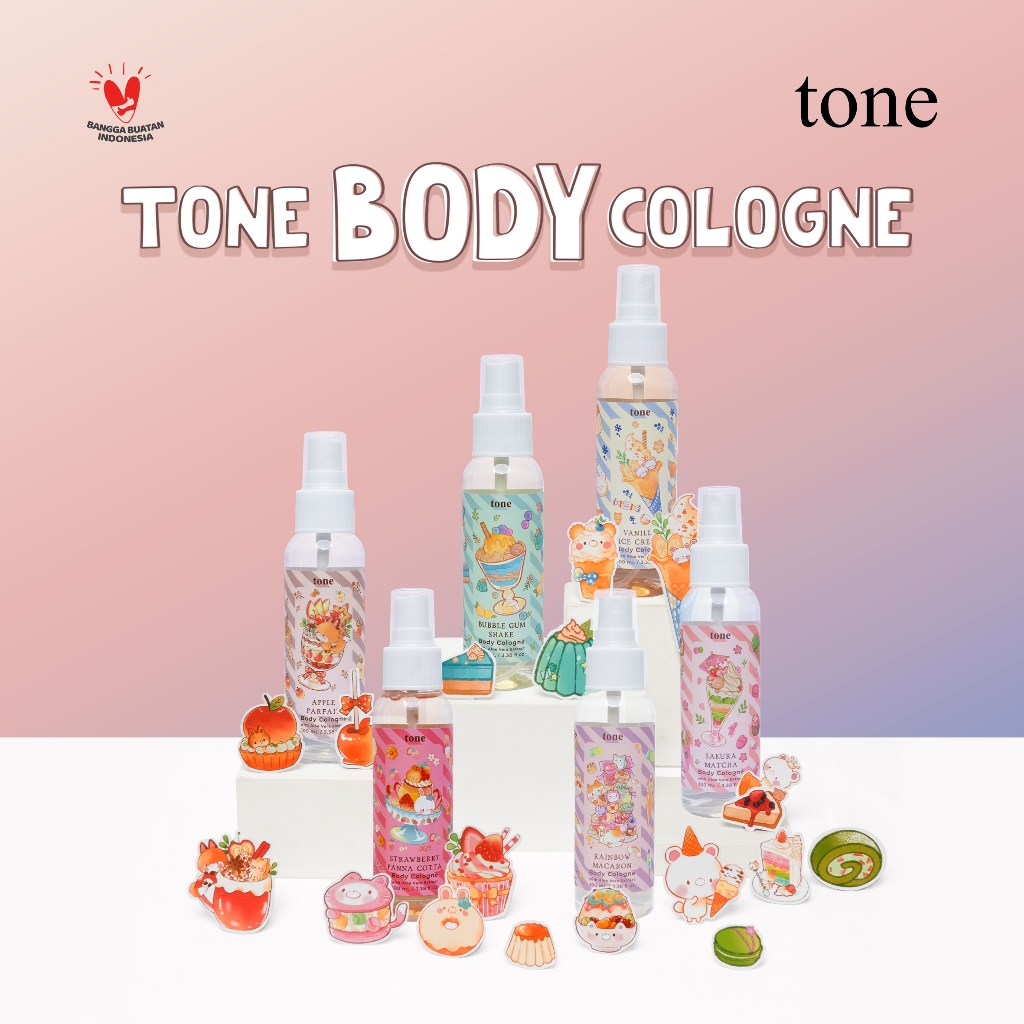 Jual TONE Body Cologne | Body Perfume | Parfum 100 ml Spray | Shopee ...