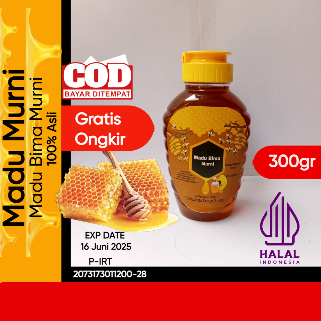 Jual Madu Asli Murni Nektar Multiflora / Madu Asli 100% Tanpa Campuran ...