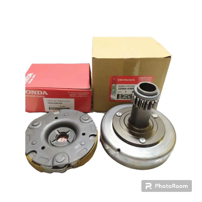 Jual Lonceng Mangkok Kampas Ganda plus kampas ganda assy Motor Honda Blade Lama Revo Absolute ...