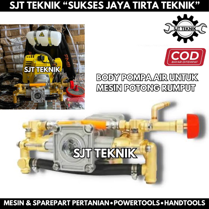 Jual bodi pompa semprot air untuk mesin potong rumput 328 2 tak power ...
