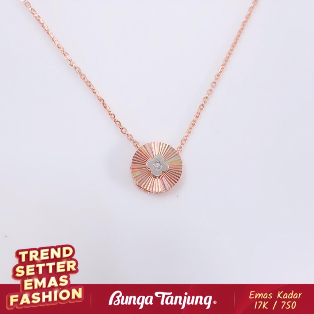 Jual KALUNG HOLOGRAM BULAT CLOVER - EMAS 17K - BUNGA TANJUNG GOLD ...