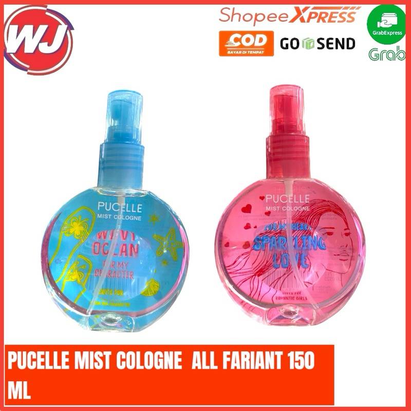 Jual PUCELLE MIST COLOGNE ALL VARIANT 150 ML | Shopee Indonesia