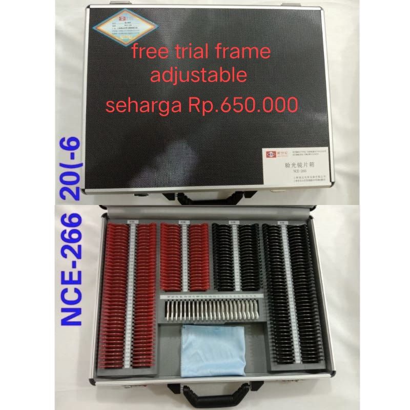Jual Trial lens super deluxe -20 C-6/alat test mata/free trial frame ...