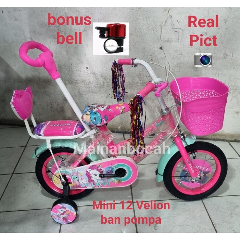 Jual Sepeda Mini 12 inch Velion stir ban hidup | Shopee Indonesia