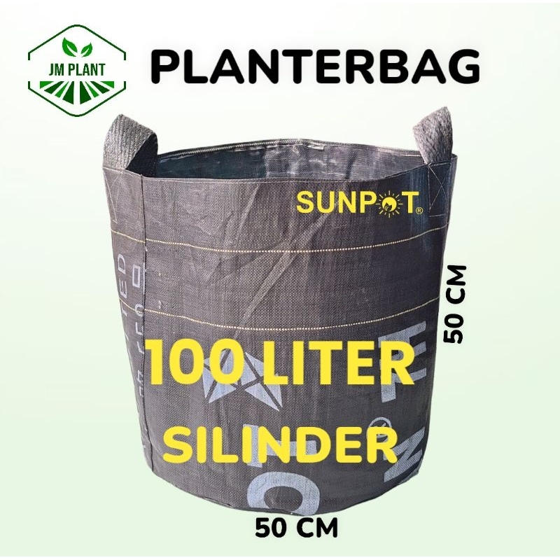 Jual Planter bag 100 Liter HITAM/POT TANAMAN 100 LITER | Shopee Indonesia